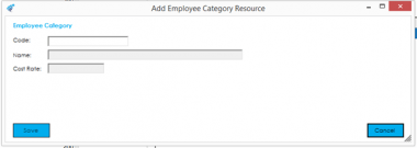 Employee Categories - CIM Software