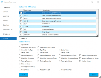 Update Resources - CIM Software