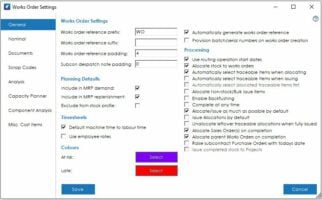 General Settings - CIM Software