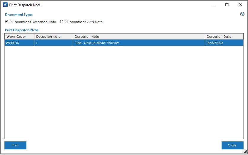 Reprint Subcontract Documents - CIM Software