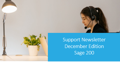 Support Newsletter - December 2022 - Sage 200 - CIM Software