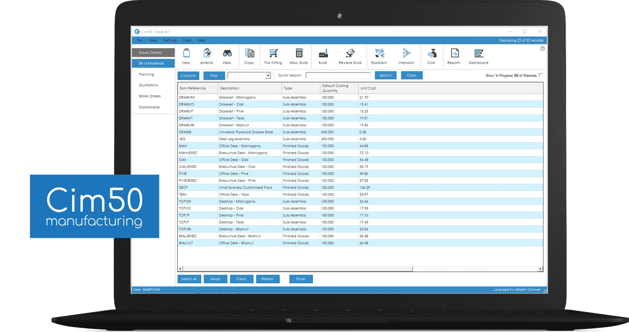 Sage 50 Manufacturing - CIM Software