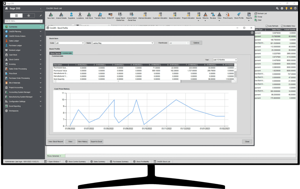 Sage 200 Professional - CIM Software