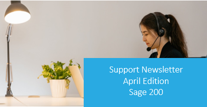 Support Newsletter - April 2023 - Sage 200 - CIM Software