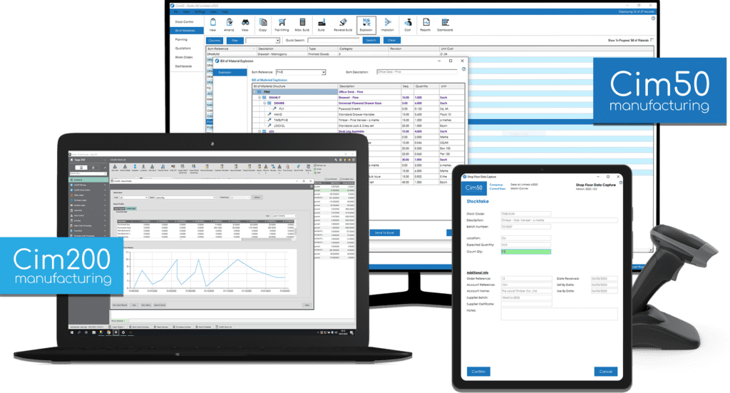 ERP Software for SME Manufacturers - CIM Software