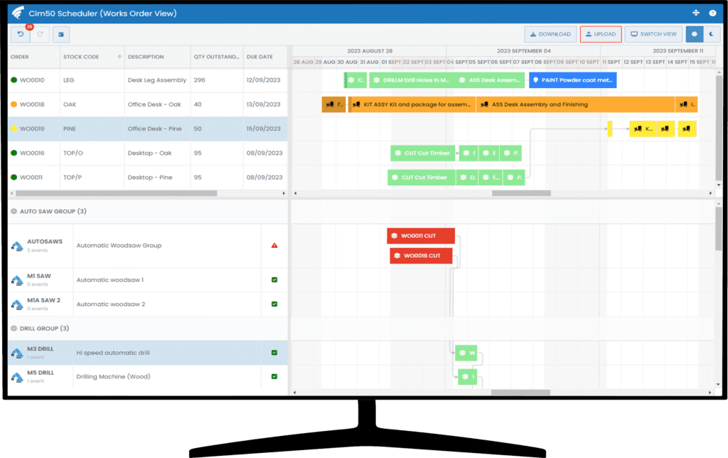 Introducing our Graphical Scheduler for Manufacturers