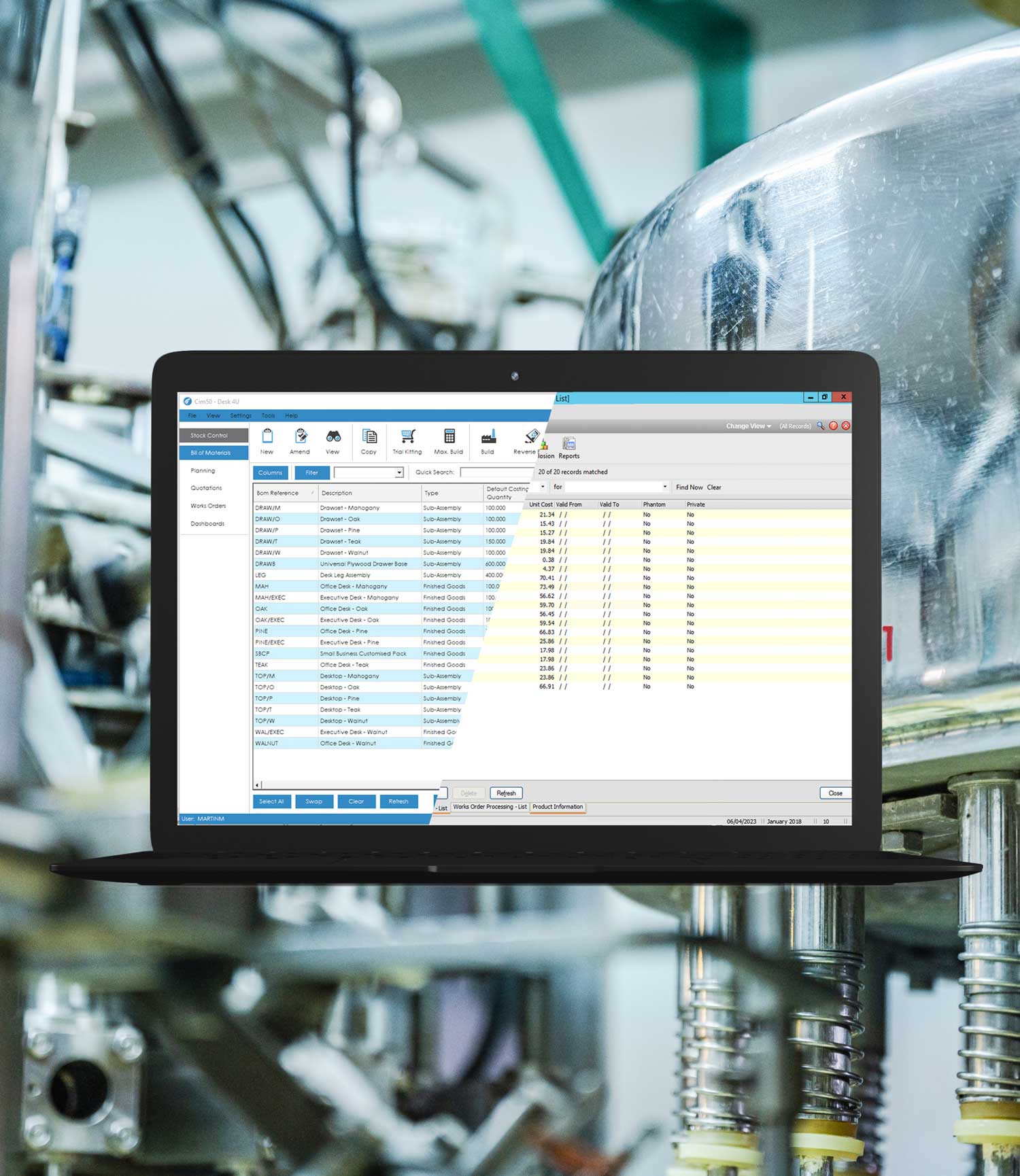 Sage 50 Manufacturing - CIM Software