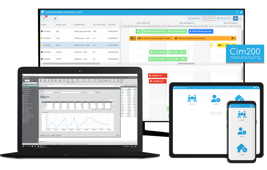 Sage 200 Manufacturing vs Cim200 Manufacturing - CIM Software