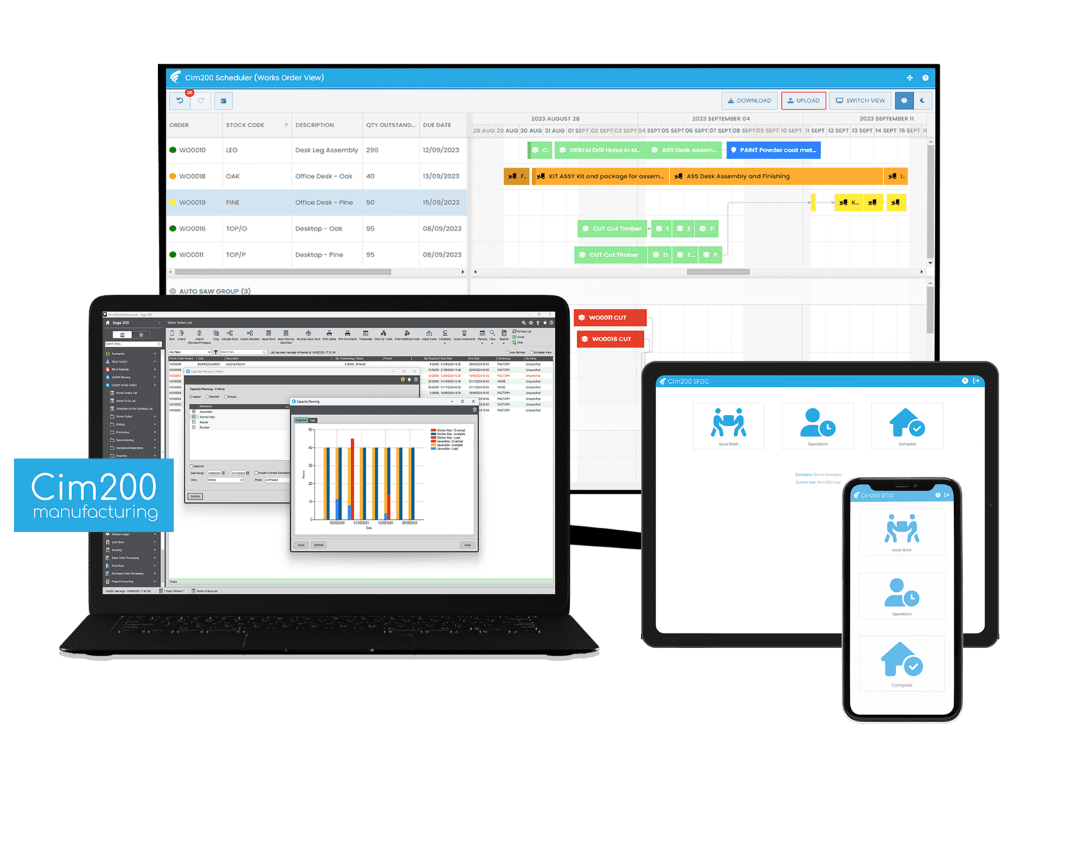 Cim200 Manufacturing Software for Sage 200