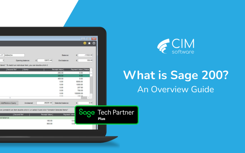 What are Sage's Transaction Types? - CIM Software